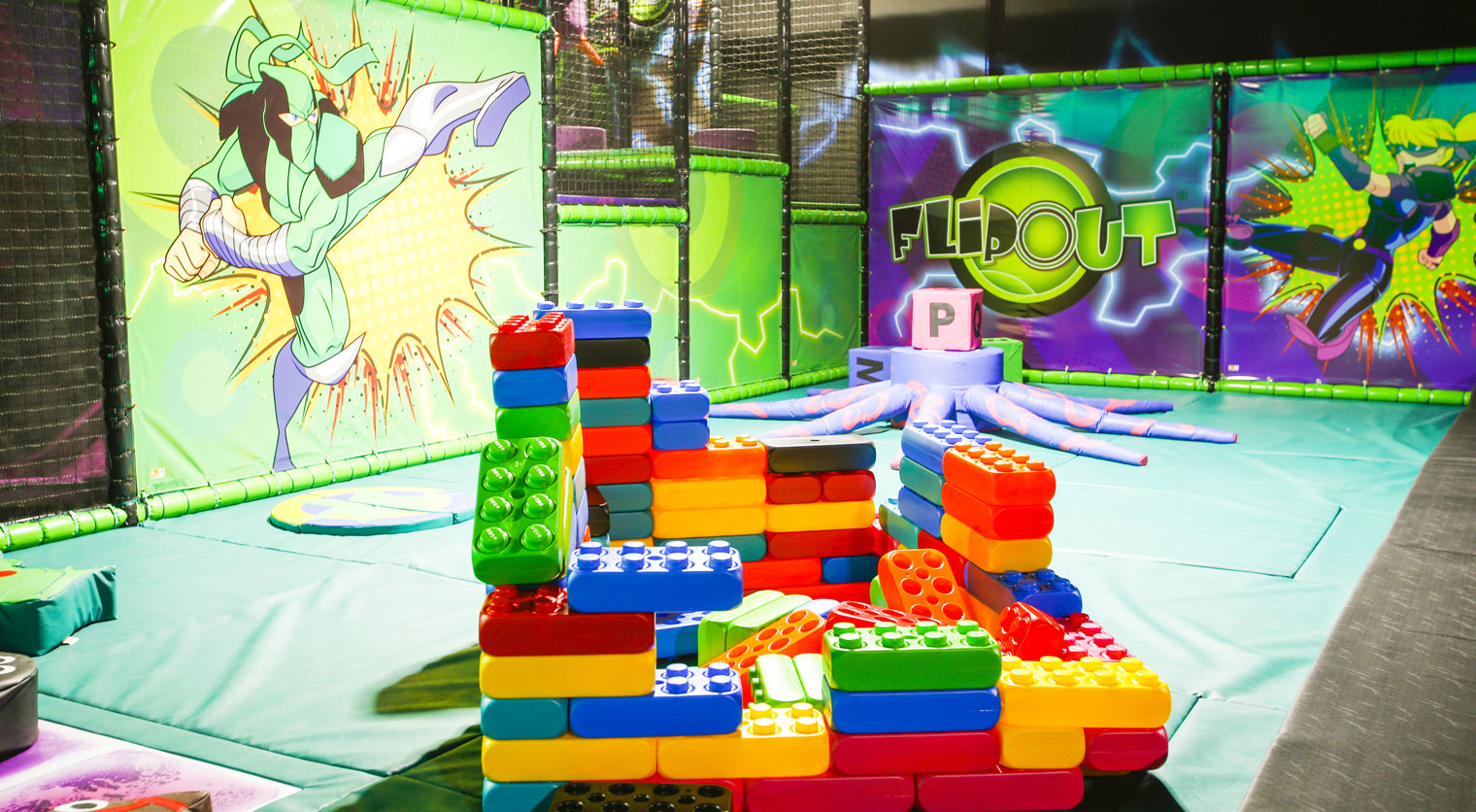 Flip Out Adventure Park Telford Attractions & Features